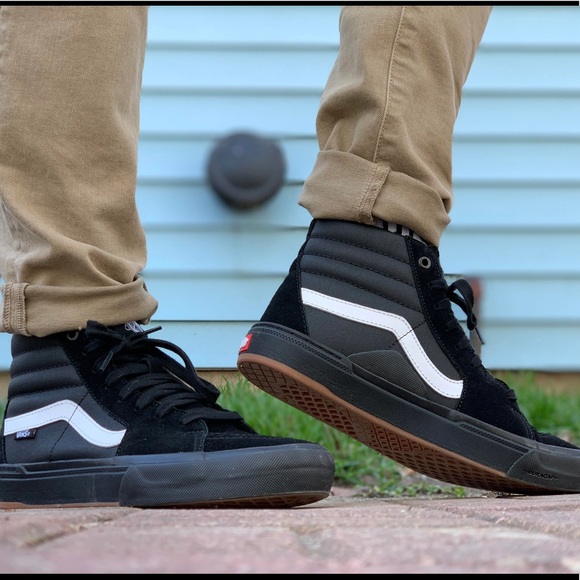 Vans | Shoes | Vans Sk8hi Pro Bmx Black White | Poshmark